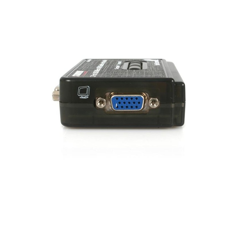 StarTech.com 2 Port Black USB KVM Switch Kit with Audio and Cables ... StarTech.com 2 Port Black USB KVM Switch Kit with Audio and Cables ...