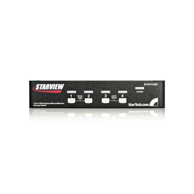 StarTech.com 4 Port Professional VGA USB KVM Switch with Hub | Startech ...