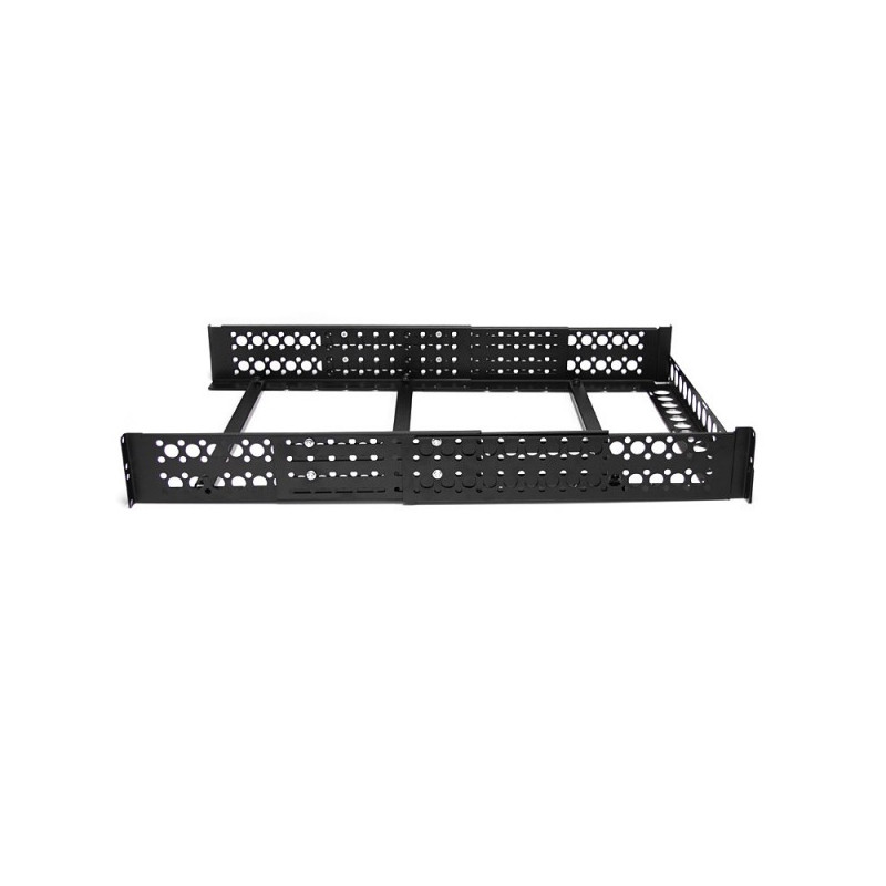 StarTech.com 2U Fixed 19" Adjustable Depth Universal Server Rack Rails ...
