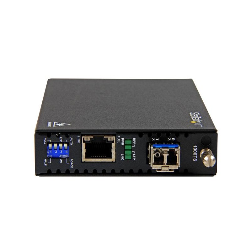 StarTech.com Gigabit Ethernet Copper-to-Fiber Media Converter - SM LC - 10 km | StarTech.com ...