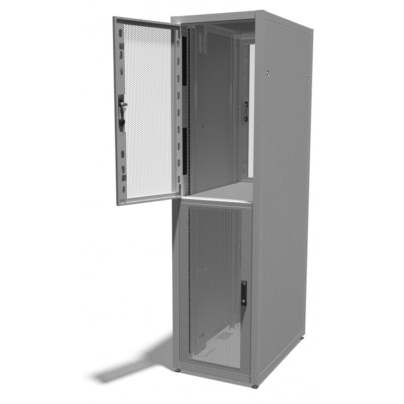 42u 600mm x 800mm 2 Compartment CoLocation Server Rack | 2 Compartment CCS CoLocation Server ...