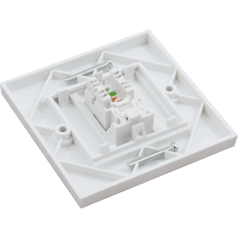 Cat6a FTP RJ45 Loaded Faceplates | Cat6a Modules & Outlets