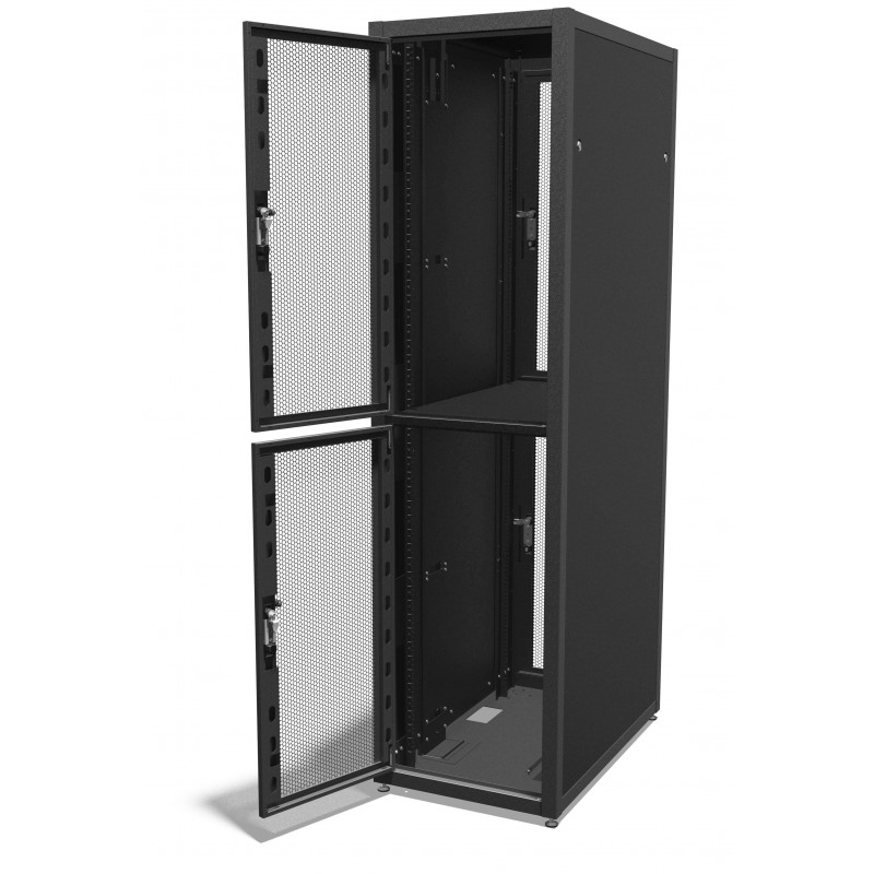 47u 600mm x 1000mm 2 Compartment CoLocation Server Rack | 2 Compartment ...