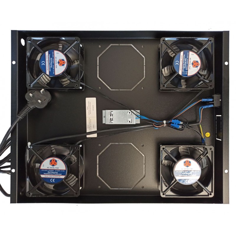 Racky Rax Fixed Fan Trays | Cabinet Accessories | CCS