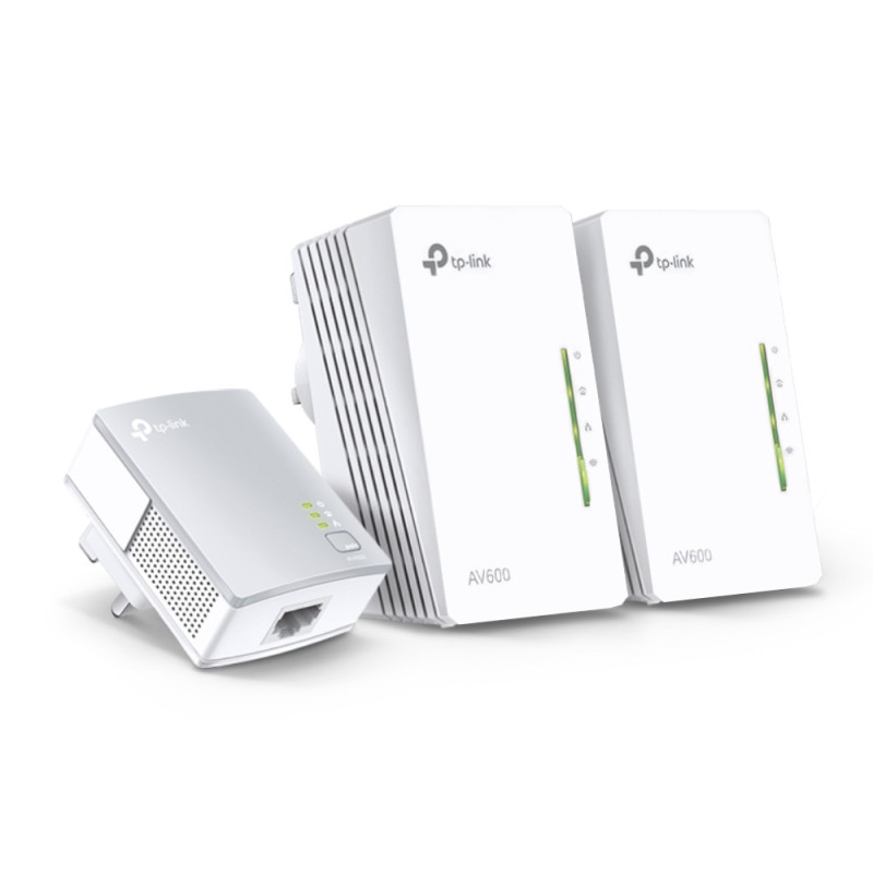 TP-Link Powerline 600 Wi-Fi 3-pack Kit | TP-Link Wireless Range ...