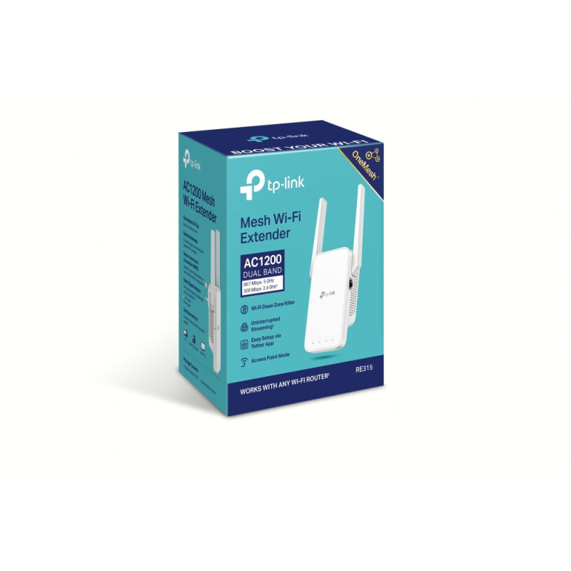 TP-Link AC1200 Mesh Wi-Fi Range Extender | TP-Link Wireless Range ...
