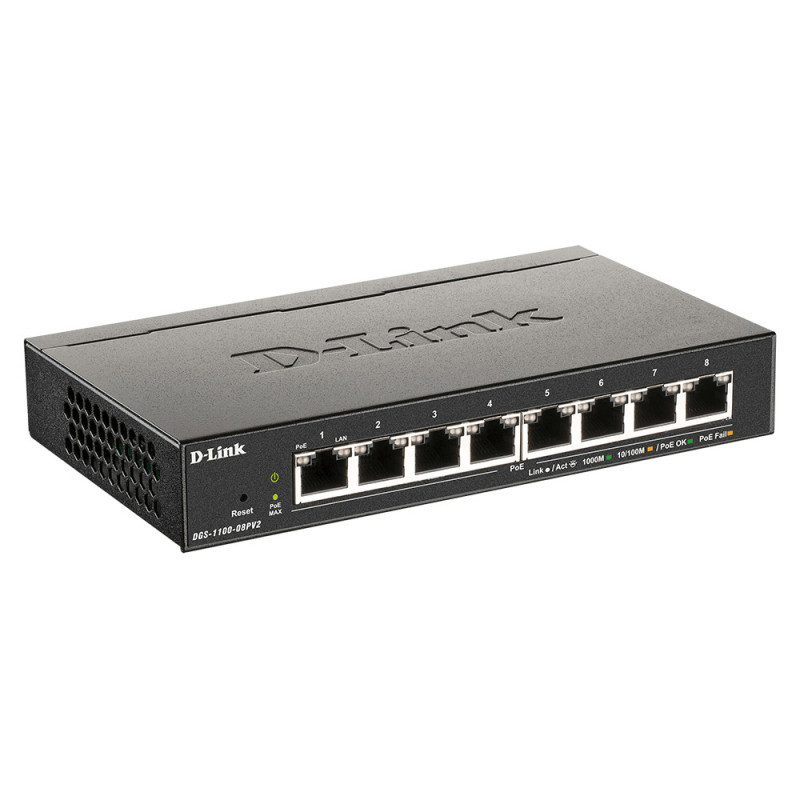 D-Link DGS-1100-08PV2/B | Switches | Cable Monkey