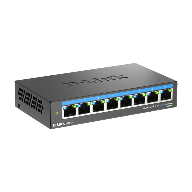 D-Link D-Link 8-Port Multi-Gigabit Unmanaged Switch | Switches | Cable ...