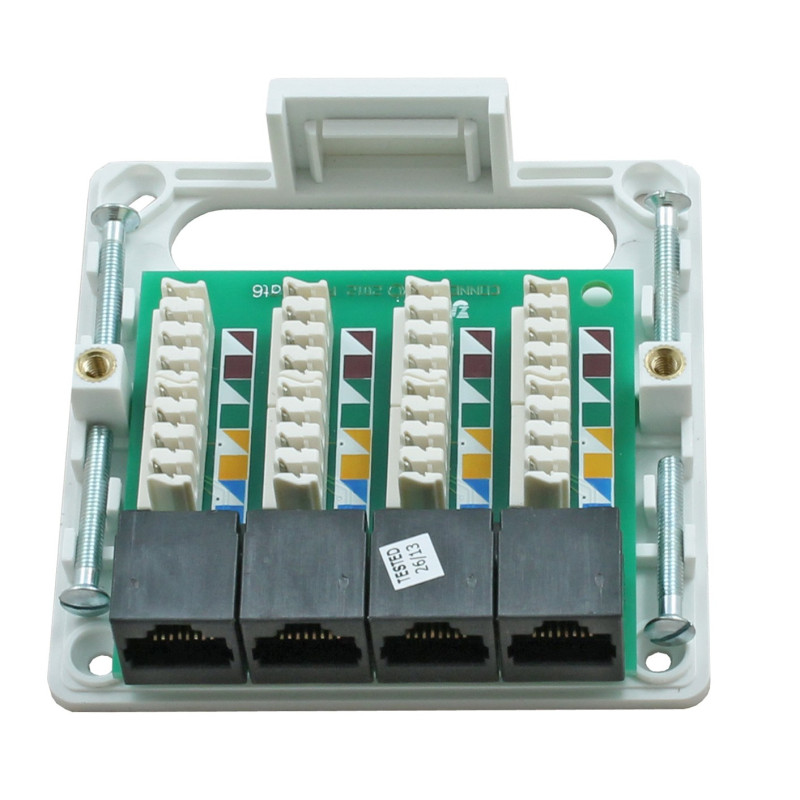 Cat5e CCS 4000 Series Tamper Proof Outlets | Cat5e Modules and Wall Outlets